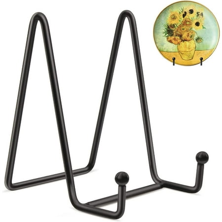 4" Display Board Stand - Black Iron Easel Board Stand Display Stand ...