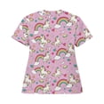 Binienty Medical Uniform for Women, Stretchy V Neck Nurse Uniform ...