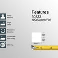 Compatible DYMO 30333 (1/2" x 1") Extra Small 2-Up Labels - Compatible ...