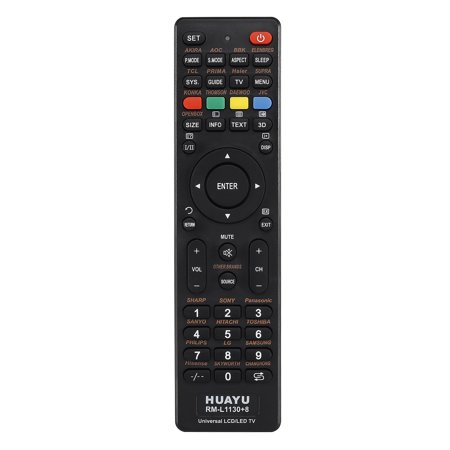 Global universal LCD/LED TV universal remote control L1130+8 one-key ...