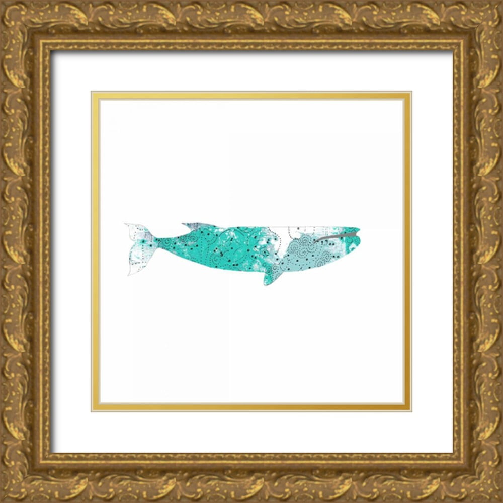 Ogren, Sarah 26x26 Gold Ornate Wood Framed with Double Matting Museum Art Print Titled - Blue ...
