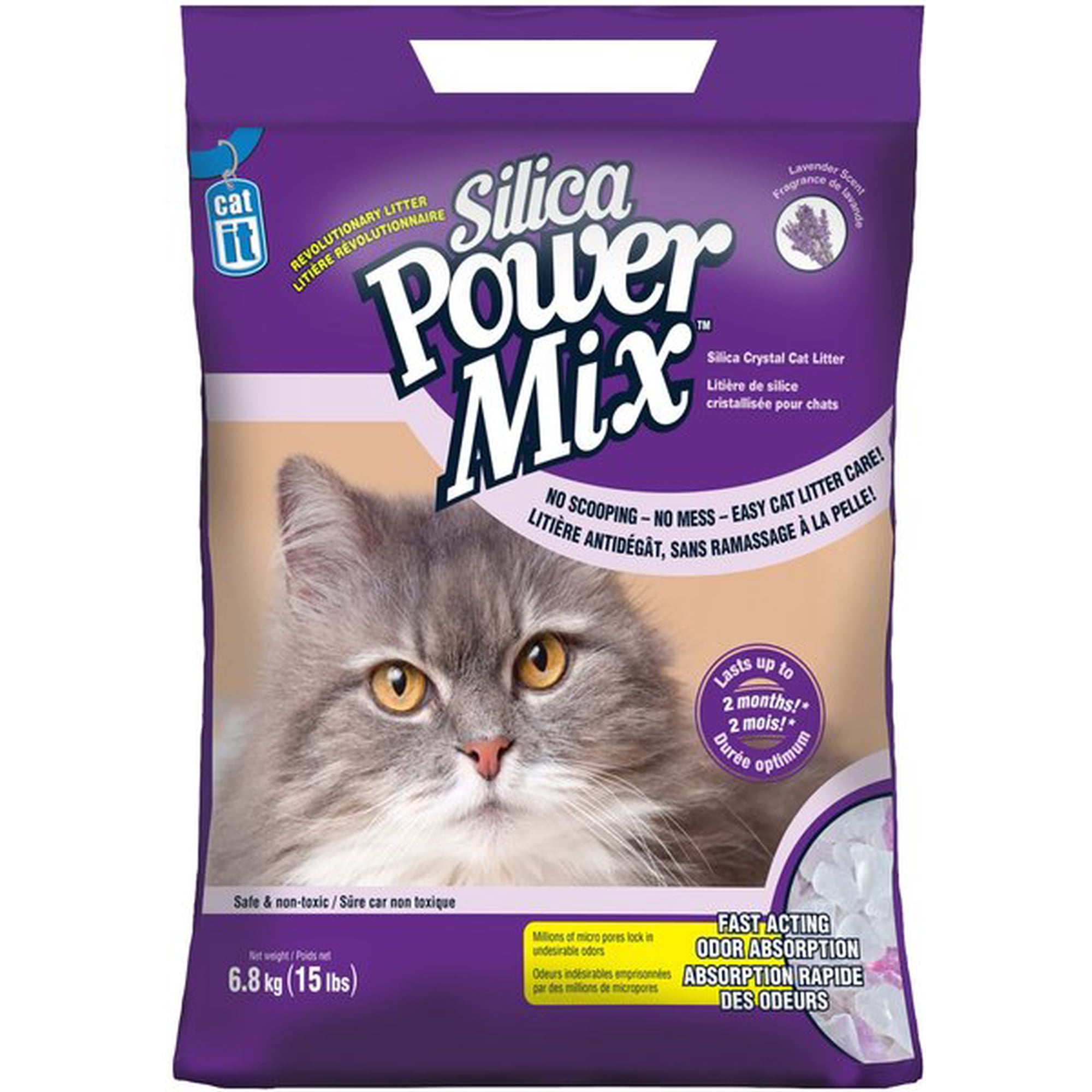 Click here for Catit Silica Power Mix Cat Litter  6.8-Kg Bag prices