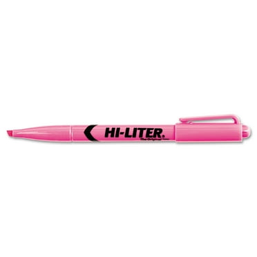 Avery Hi-Liter Desk-Style Highlighter, Fluorescent Pink (24010 ...