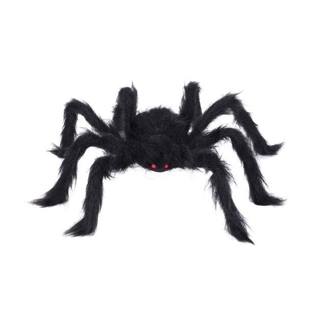 50cm Giant Spider Halloween Outdoor Decorations, Realistic Hairy Large ...