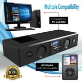 Stanley ATS-124 TV Top Shelf and Pyle Home PSBV200BT 300-Watt Bluetooth ...