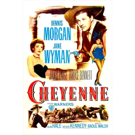 Cheyenne Us Poster Middle Left: Jane Wyman Top Right: Dennis Morgan ...