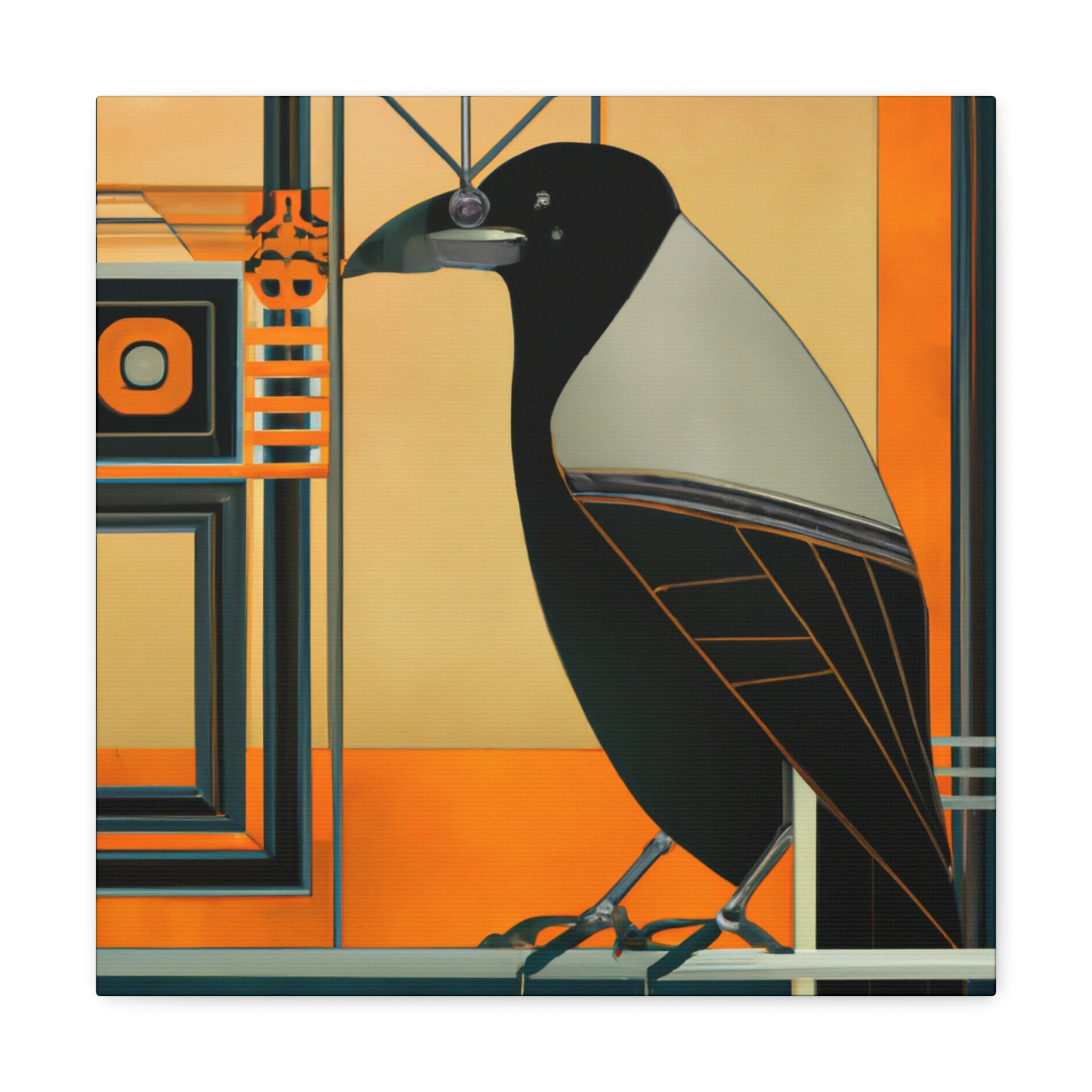 American Crow Soars High - Canvas - Walmart.com