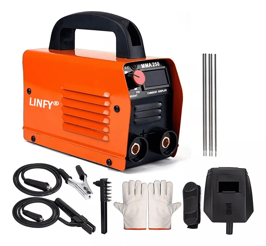 Soldadora Inverter Stallion De 130 Amperios Y 110/220 V, Color Naranja ...