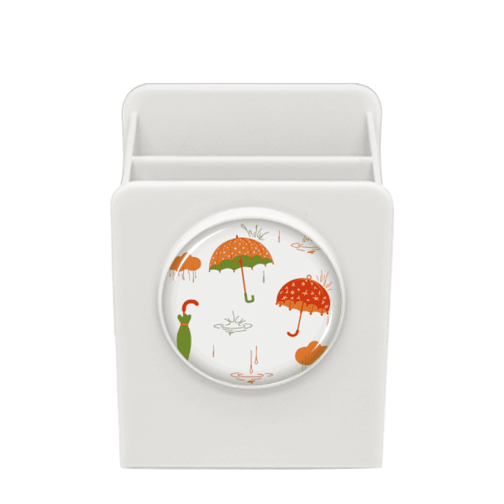 Cloud Umbrella Rain Drip Weather Desk Pencil Holder Cup Pen Organizer ...