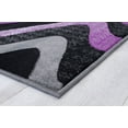 Handcraft Rugs - Purple/Gray/Silver/Black/Abstract Area Rug Modern ...
