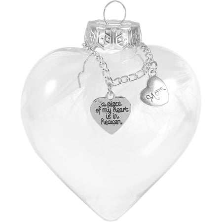 Clear Plastic Heart Shaped Fillable Ornaments Ball Clear Plastic ...