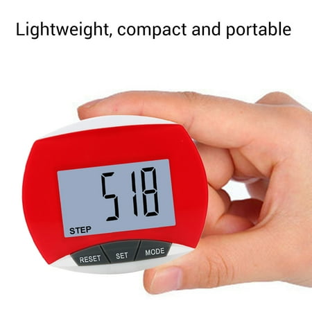 Walking Step Counter With Belt Clip Pedometer Walking Step Counter With ...