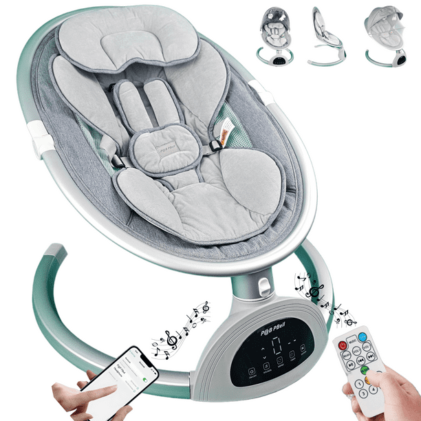 Baby Swings for Infants, Bluetooth Infant Swing with 10 Preset ...