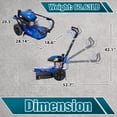 ANLIBATT 22 in Walk Behind String Trimmer Self-Propelled 170cc 4-Cycle ...