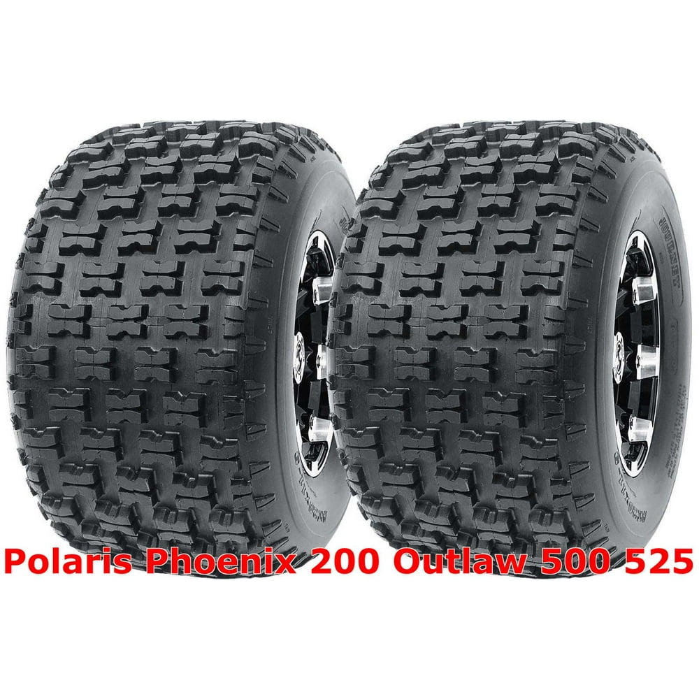 Polaris Phoenix 200 Outlaw 500 525 Set 2 Rear 20x10-9 20x10x9 Sport ATV ...