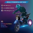 2024 New 36V Kids Ride On Dirt Bike,15.5MPH Fast Speed Electric Battery ...