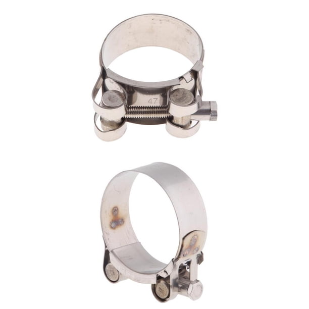 2 x Stainle Steel Clamps Motorcycle Exhaust Clamp - Walmart.ca