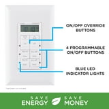 myTouchSmart Programmable Simple Set In-Wall Digital Smart Light Timer ...