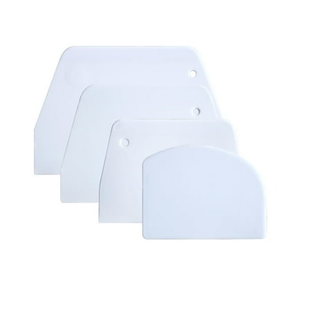 Dough Scrapers Plastic Bowl Scraper Flexible Cake Cutter Kitchen Baking ...