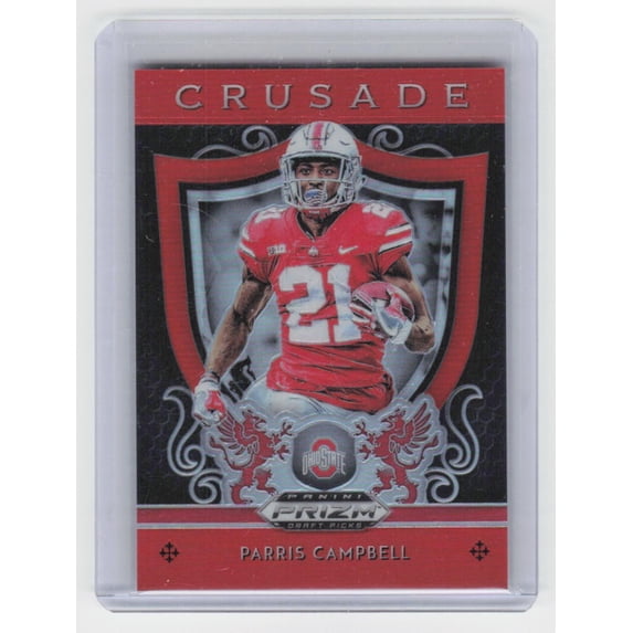 2019 Panini Prizm Draft Picks Parris Campbell #9 Crusade Prizms Red ...