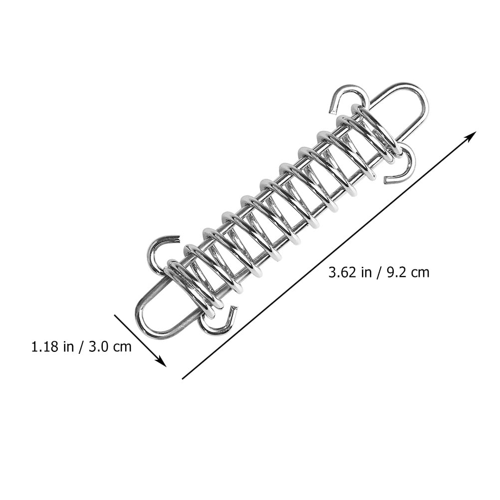 Frcolor 1 Set Steel Tent Rope Tensioner Camping Pegs Windproof Spring ...