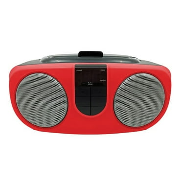 Proscan Portable CD Radio Boombox, Blue, PRCD243M - Walmart.com