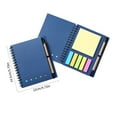 IPEWLEX Kraft Paper Notepad and Coil-Bound Notebook Set with Built-in ...