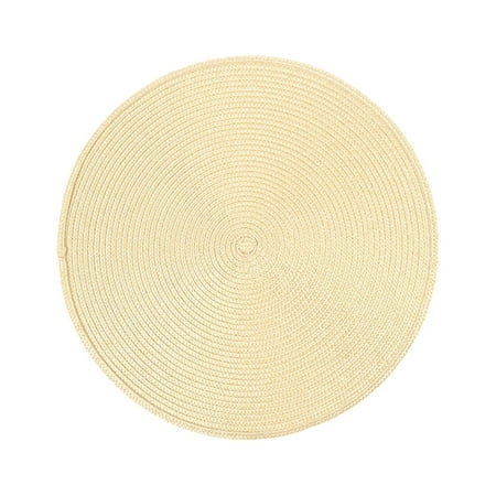 Dvkptbk Place Mats PP Woven Table Mat Place Mat Household and Oil-proof ...
