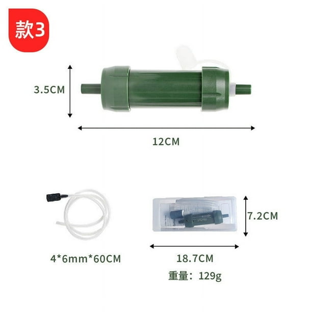 DPTALR Direct Drinking Water Carbon Fiber Field Emergency Portable ...