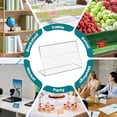 LTECARP 30 Pack Acrylic Sign Holder 2.36" X 1.57", Acrylic Food Sign ...