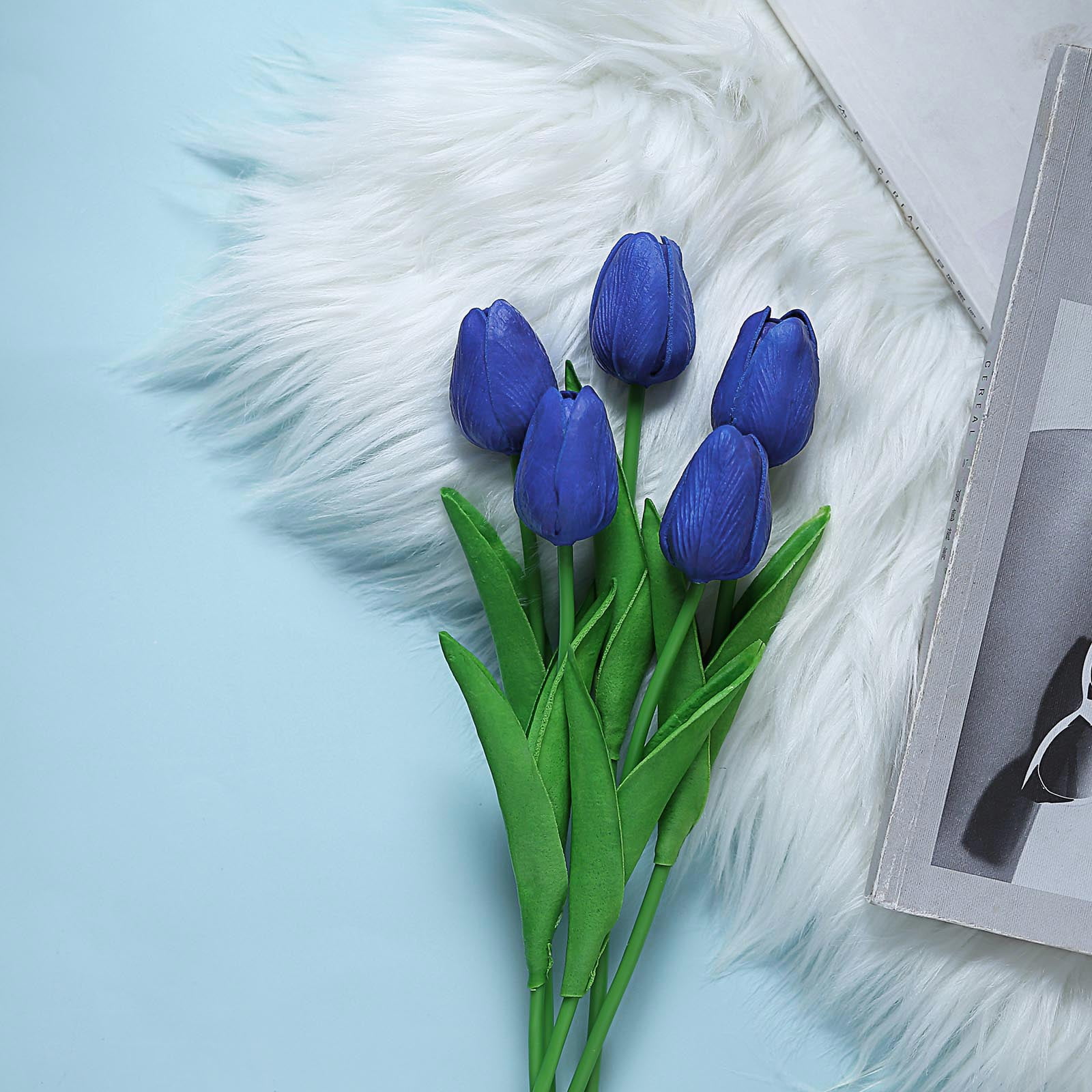 Blue Tulip Flower