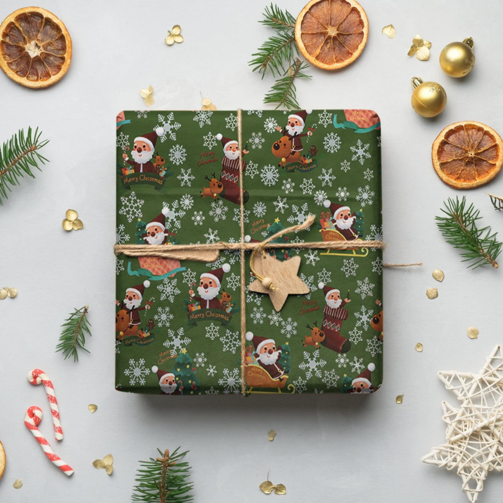 Click here for Clearance!giyblacko Christmas Wrapping Paper Sheet... prices