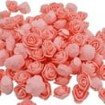 50PCS Foam Flower Heads, Artificial Roses for Crafts DIY Bear Gifts for ...