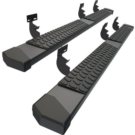 APS 5" Black Iboard Running Boards Compatible with 2007-2009 Dodge ...