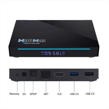 TV Box 4K Resolution Media TV media player; quad Player Home Theater 2 ...