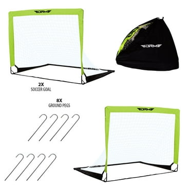 Net Playz 4ftx3ft Easy Fold-Up Portable Training Soccer Goal (Set of 2) - Walmart.com