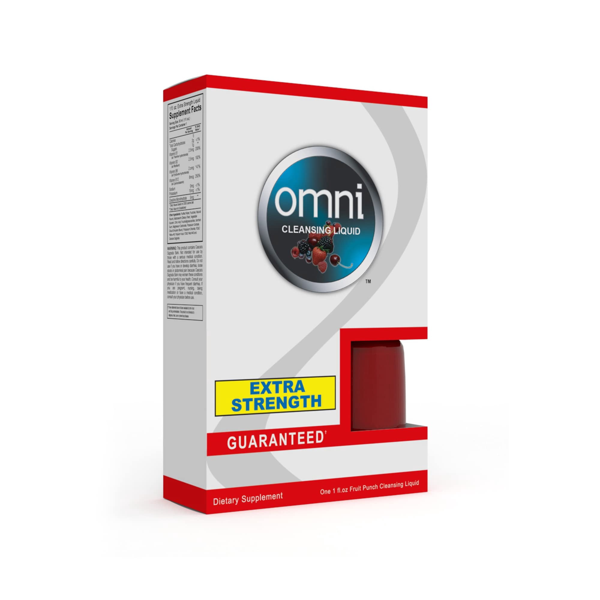 Bebida desintoxicante Wellgenix Omni Herbal Cleanse, 30 ml, ponche de ...