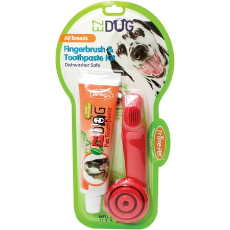 EZ Dog Pet Finger Toothbrush Kit- - Walmart.ca