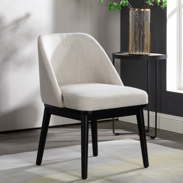 ONEVOG Modern Sherpa Upholstered Dining Chair, Leisure Accent Chair ...