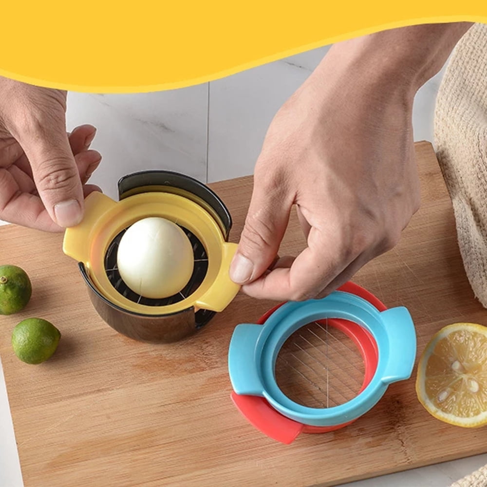 Egg Slicer, 3 in 1 Egg Slicer for Hard Boiled Eggs , 304 Stainless ...