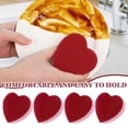 Agiufgs Heart-Shaped Double-Sided Scrub Sponge, Dual-Layer Design for ...