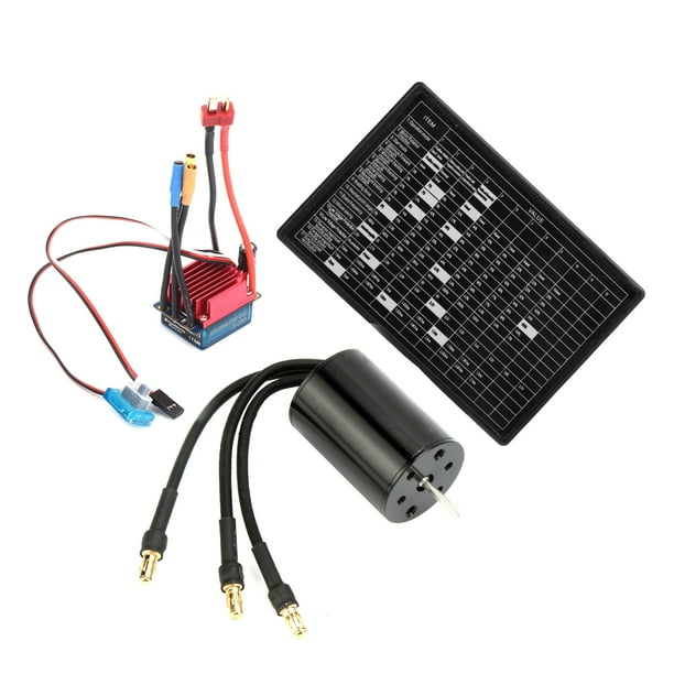 RC Brushless Motor, RC Brushless Motor ESC Combo 4500KV Sensorless ...