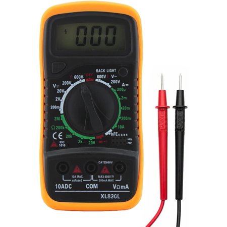 MultimeterL, Voltage Tester CD Digital Multimeter Voltmeter AC DC ...