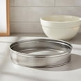 Lazsy Round Flour Sifter Stackable Stainless Steel Sifter Easy to Clean ...