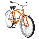 TITAN Docksider Mens Beach Cruiser Single-Speed Bicycle, 18" Frame, 26 ...