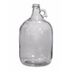 1 Gallon Clear Glass Growler Jars with Black Plastic Lids [case of 4 ...