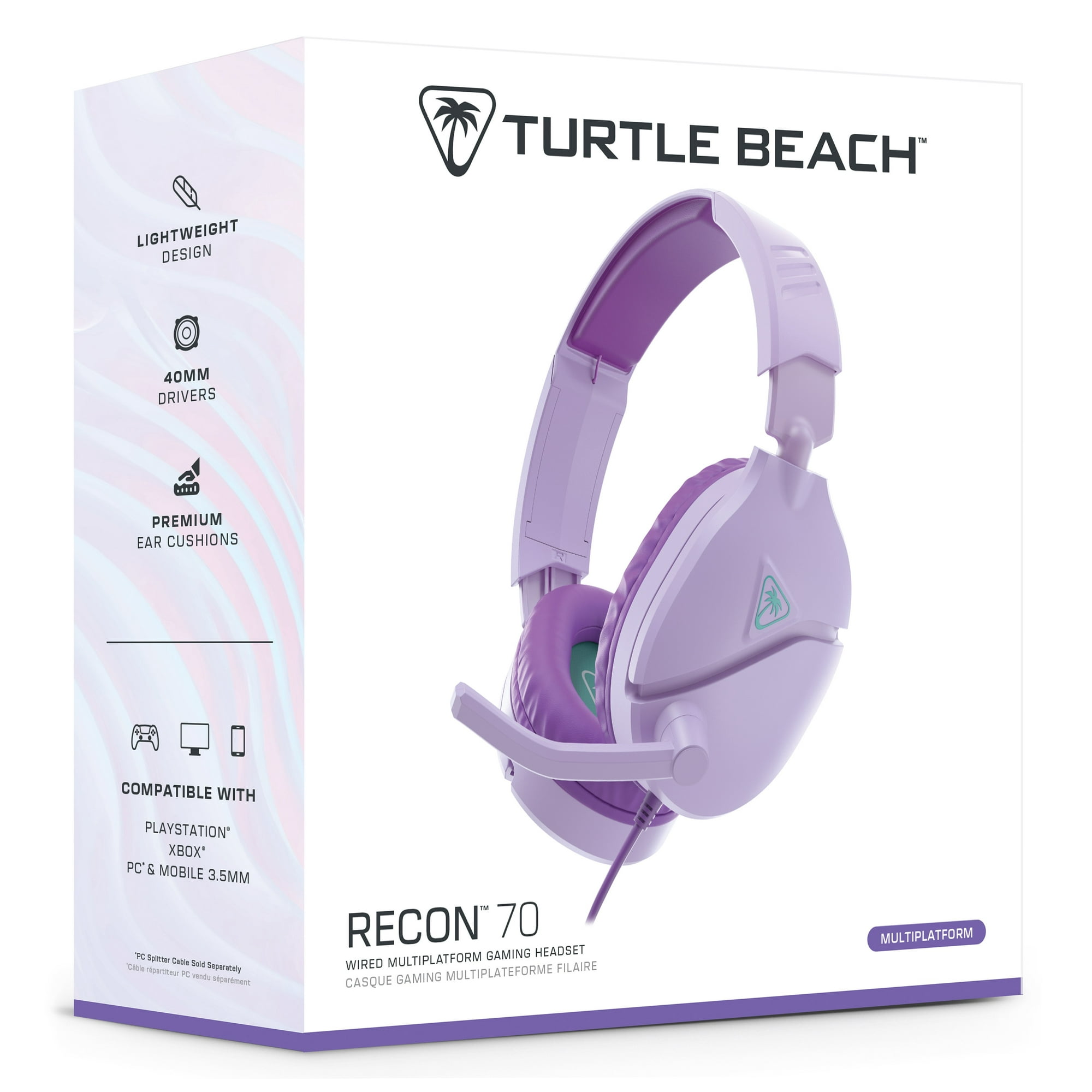 Click here for Turtle Beach Recon 70 Lavender Gaming Headset prices