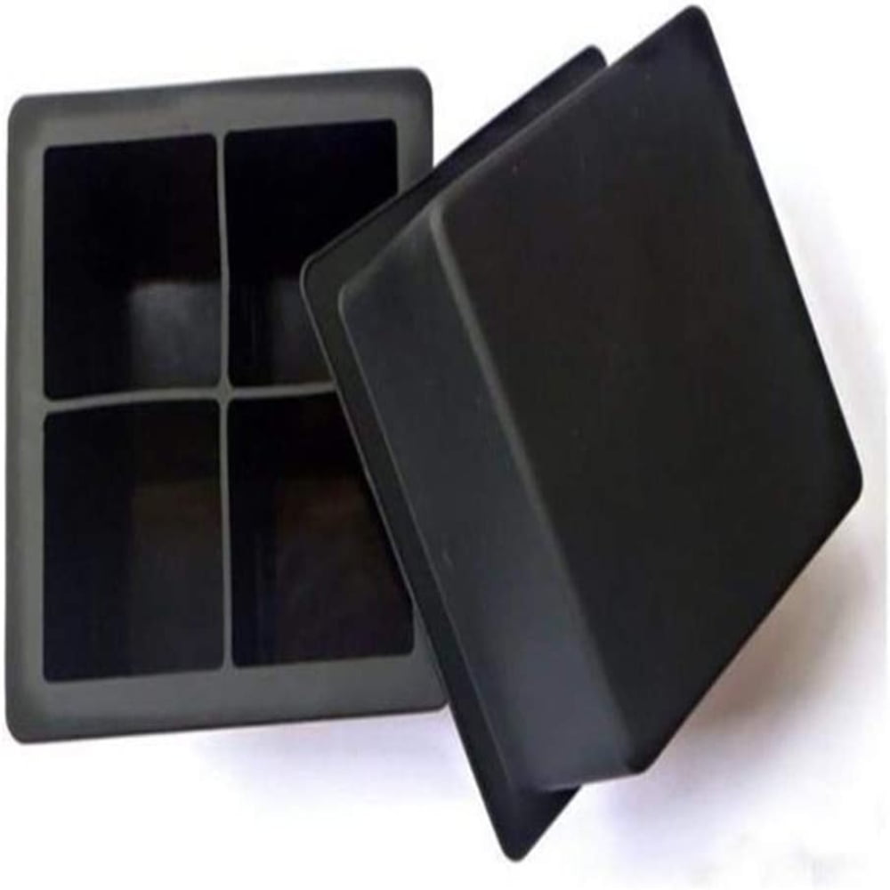 PEACNNG Large Whiskey Ice Cube Mold Ice Tray For Perfect Cocktail Ice ...