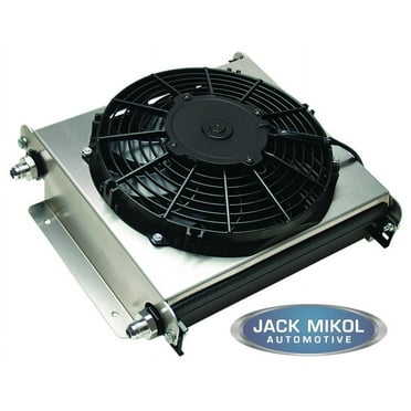 B&M 70298 Cooler, Medium Hi Tek Cooling System with Fan, 350 CFM Rating ...
