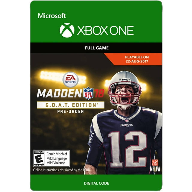 Madden NFL 18 G.O.A.T. Edition, Xbox One, Electronic Arts [Digital ...